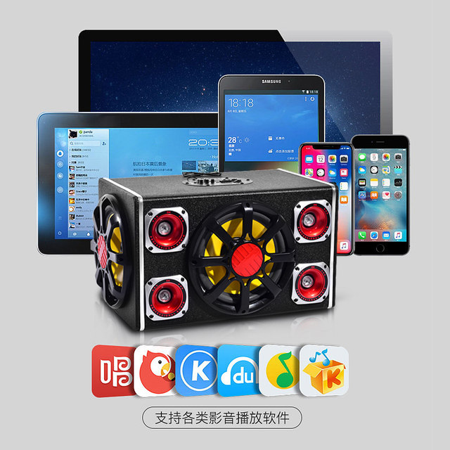 Large volume double bass car subwoofer 12V car truck audio 24V ...