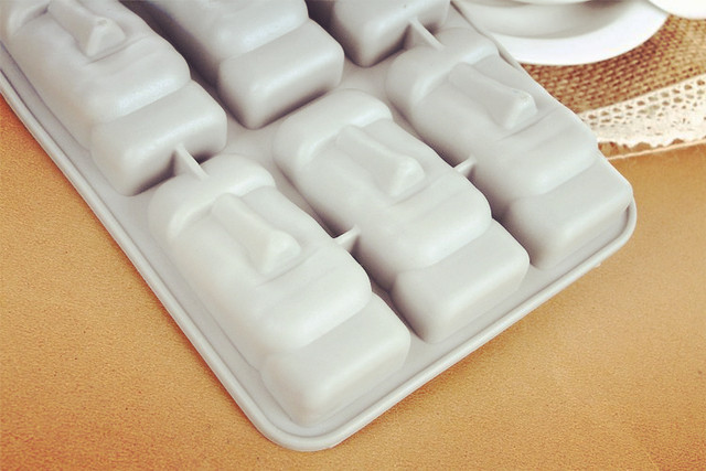 Moai resurrected stone person like ice grid resurrection island stone ...