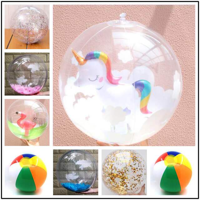 Internet celebrity photo props inflatable feather beach ball ...