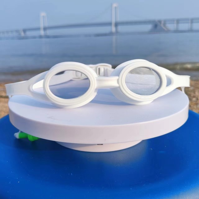 Glass swimming goggles HD anti-fog waterproof spring integrated ...