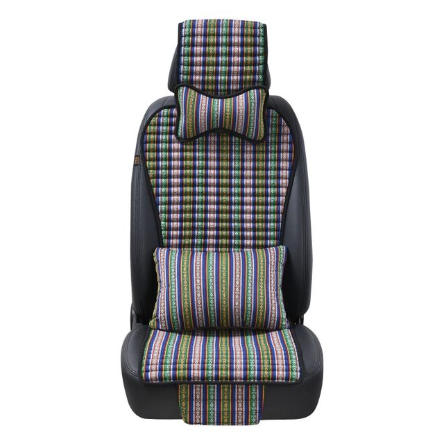 Autumn and winter new model small waist car seat cushion tartary ...