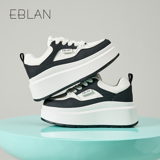 Eblan/Yidan thick bottom height plate shoes 2025 spring new fashion ...