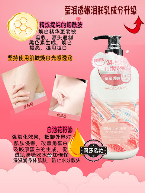 Watsons Body Lotion Women's Whitening Moisturizing Hydrating and ...