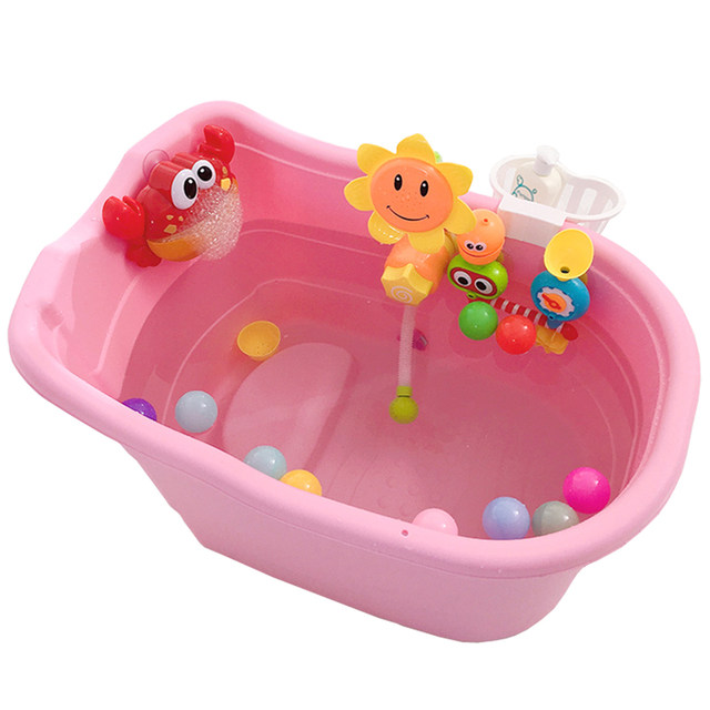 Children's bath barrel Children's bath barrel Baby swimming barrel ...