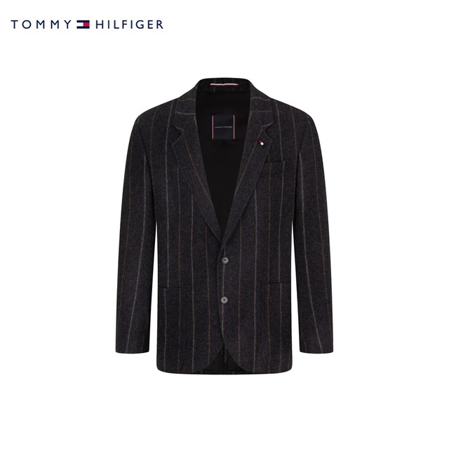 Tommy LARDINI Men's Wool Cashmere Blended Pin Stripes Business Handmade ...