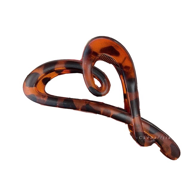 Temperament Love Grasp Clip Women's Back Hair Clip Advanced 2024 New ...