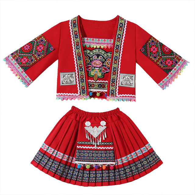 Ethnic minority clothing children Zhuang Yao Miao Yi Hani children ...