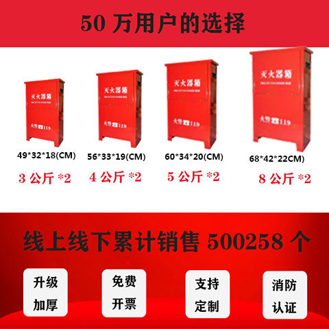 Fire extinguisher box 4KG fire extinguisher box carbon dioxide box 8kg ...