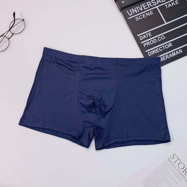 Men's solid color underwear, simple Korean version, black summer sexy ...