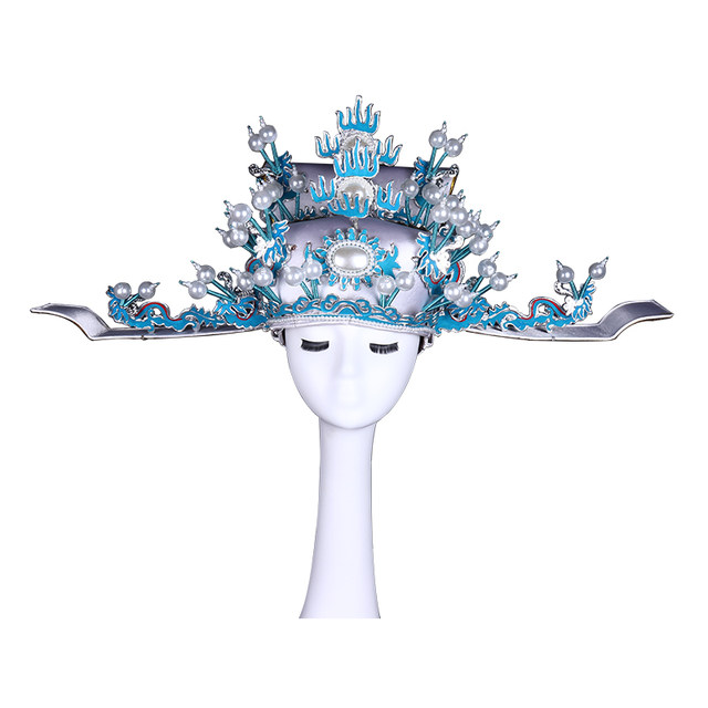 Peking Opera Henan Opera Opera Drama Drama Heart Helmet White Flower ...