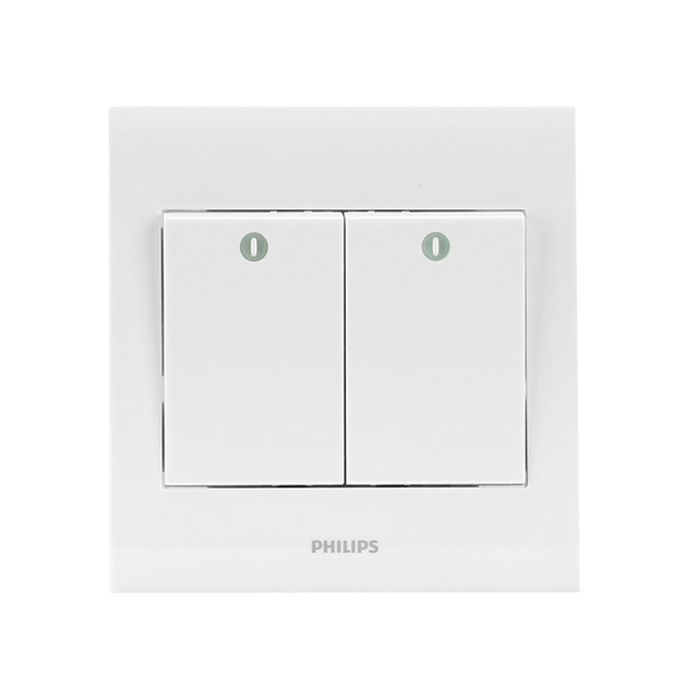 Philips P5 wall switch panel three-open dual-control switch socket ...
