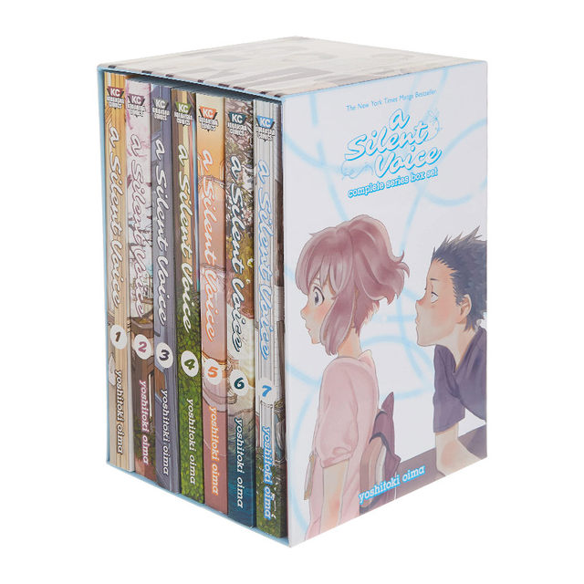 The Shape of Voice Volumes 1-7 Completed Box Set Comic Version English ...