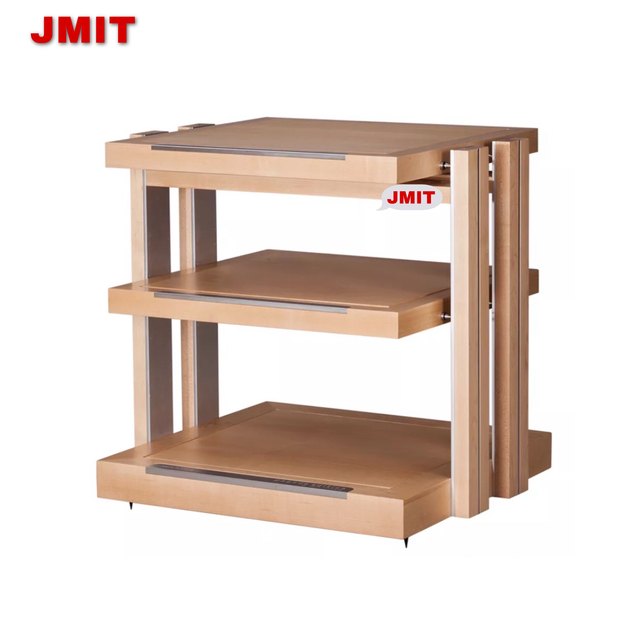 Solid wood solid column leg amplifier rack speaker audio equipment rack ...