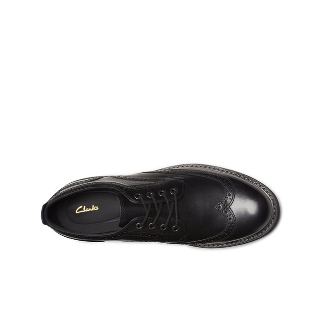 clarks men's shoes spring and summer thick sole brick carved formal ...