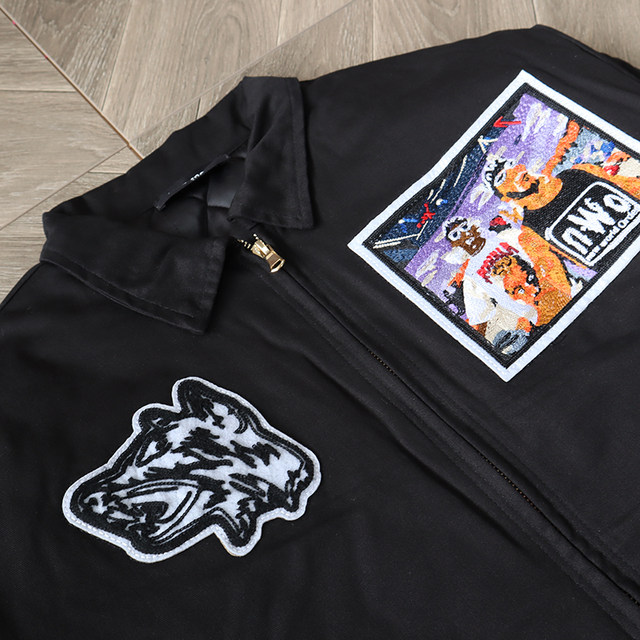The same style as the stars TUFF CROWD Embroidered Jacket Heavy ...