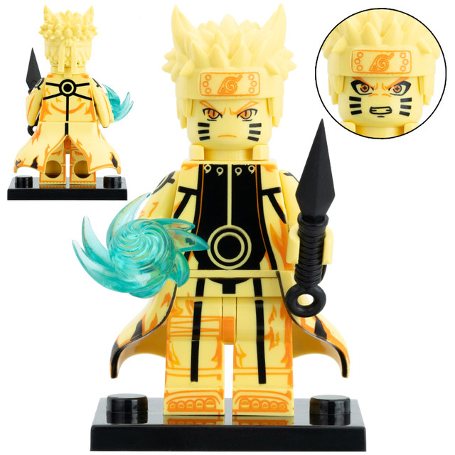 Small toy Naruto Heavy Particle Naruto Boruto Hinata Sasuke assembled ...