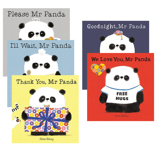 English original Panda etiquette Class 5 volumes Please/Thank You/I'm ...