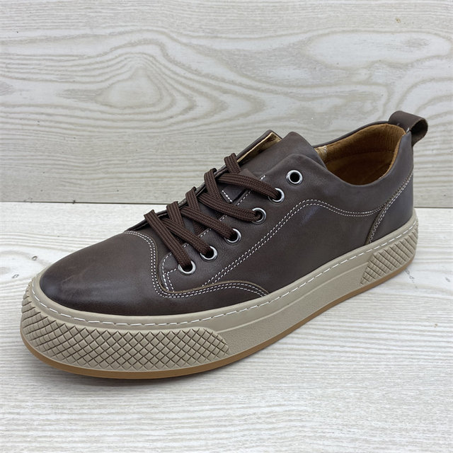 Broken -code shoe special price leather men's toe -toe layer cowhide ...