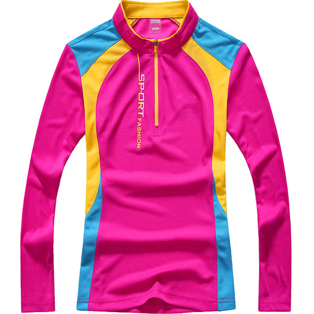 Outdoor quick-drying clothing for women long-sleeved summer thin ...