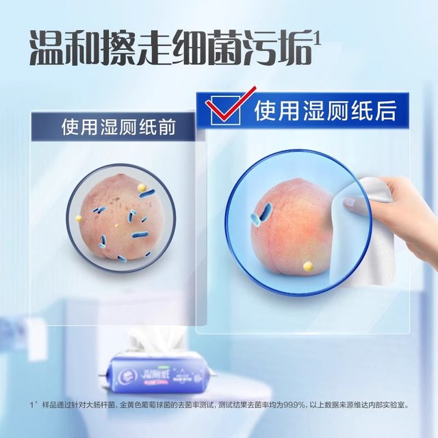 Vida camellia wet toilet paper 80 pieces large package for household ...