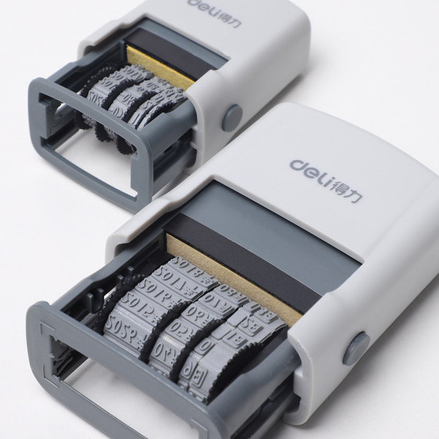 Deli date stamp adjustable time with year, month and day food manual coder production date stamp ...