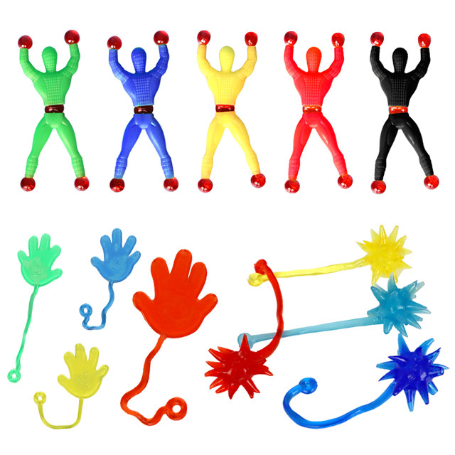 Wall-climbing Spider-Man toy decompression artifact sticky palm ...