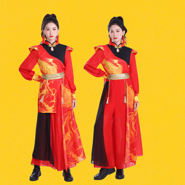 Chinese style dance costumes, national trend commercial performance ...