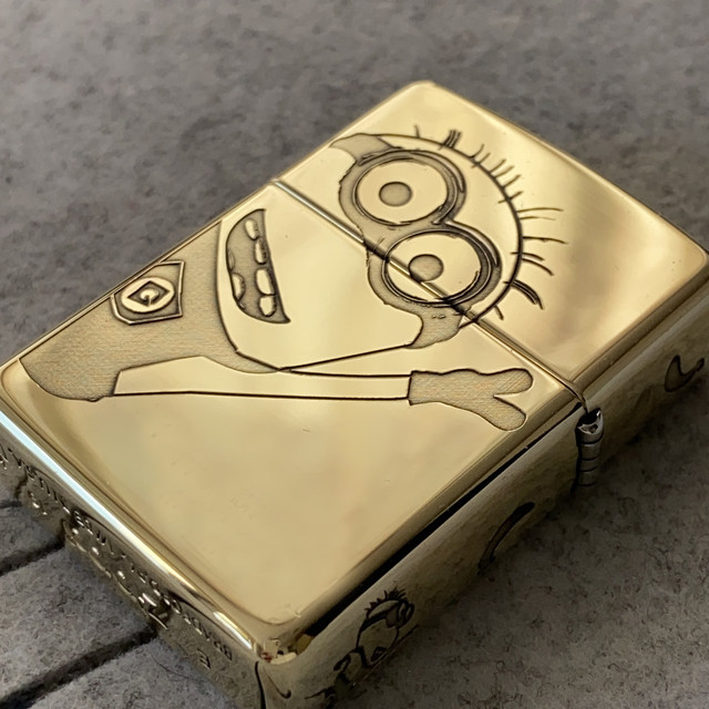 Kerosene lighter pure copper minion animation private custom free design