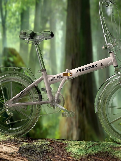 Phoenix folding bicycle 20 inches 22 adults men and women travel to ...