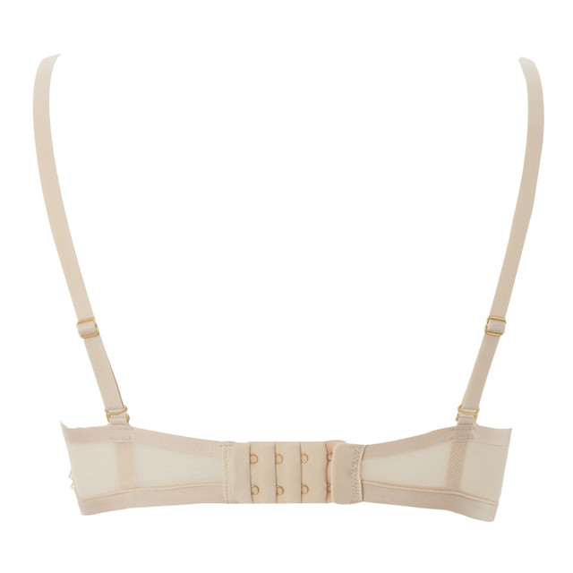 Dai series embroidered tulle breathable thin steel ring support bra 16-8490