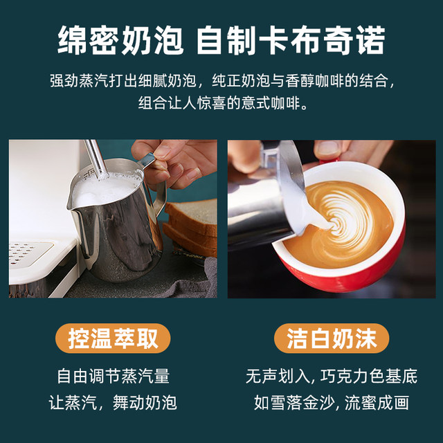 German Derlla fully semi-automatic espresso machine household small ...