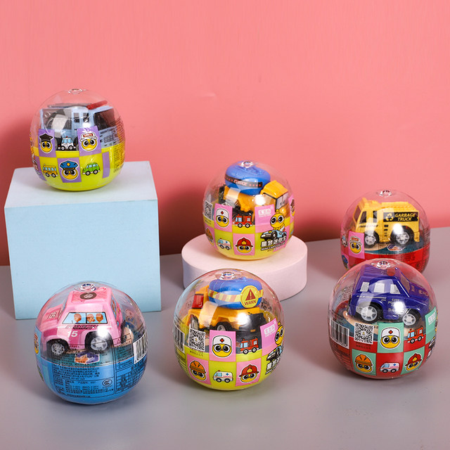 Gacha egg pull-back car Gacha egg ball toy, fun Gacha egg machine ball ...