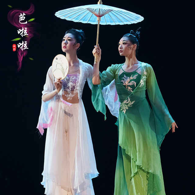 Classical Dance Green Snake White Snake Dance Costume Lotus Award Same ...