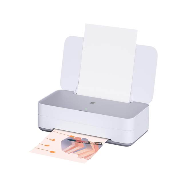 Hanyin V1 color home A4 small inkjet printer mobile phone wireless remote office learning inkjet ...