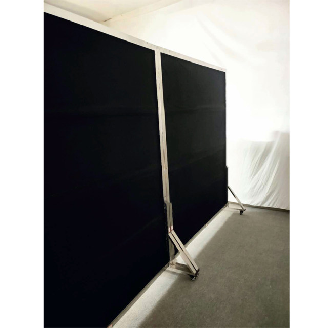 Mobile dance mirror with wheels can move home dance mirror full -body ...