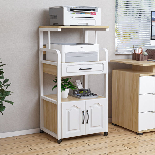 Floor-standing printer storage rack multi-layer office storage rack ...