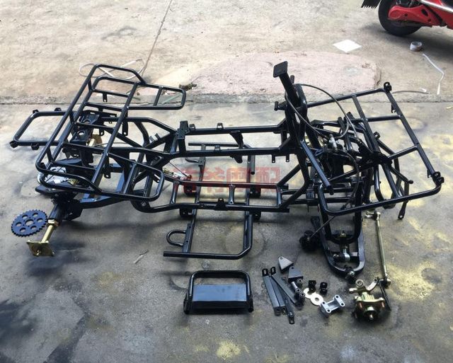 Modified four-wheel GY6 continuously variable speed motorcycle ATV ...