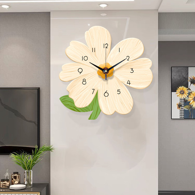 2024 new restaurant clock wall clock living room home modern simple ...