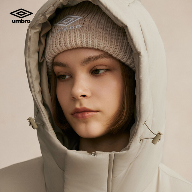 Umbro Umbro sports hooded down jacket mid-length new outdoor men and ...