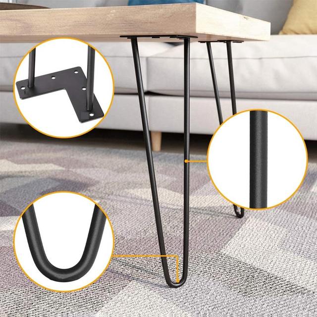 Solid iron table leg bracket table leg table leg frame furniture coffee ...