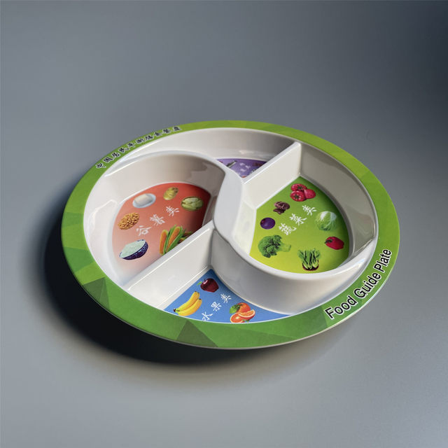 Chinese residents’ balanced diet meal plate divided plate nutrition ...