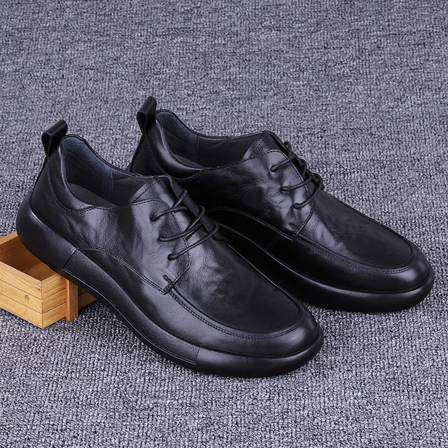 Foreign trade leather shoes for men's genuine leather 2025 spring and ...