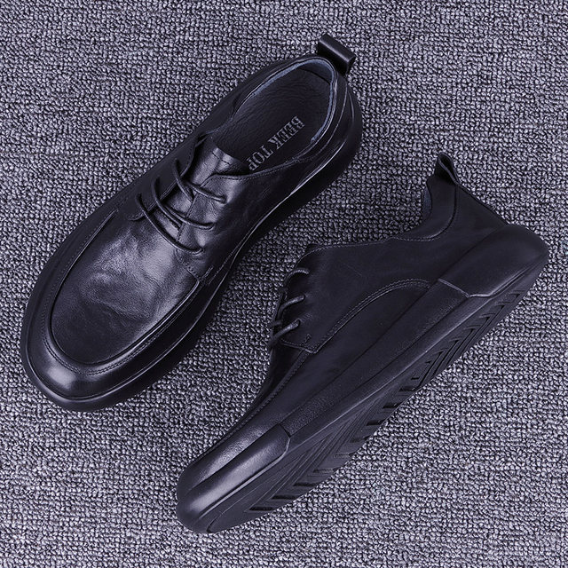 Foreign trade leather shoes for men's genuine leather 2025 spring and ...
