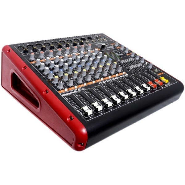 Mixer with power amplifier professional 12-way stage performance ...
