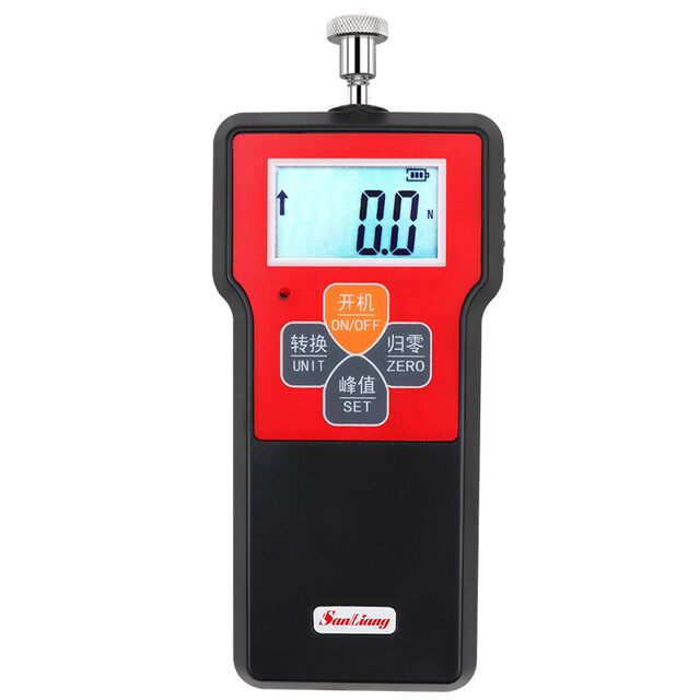 Japanese three-quantity digital display push-pull dynamometer pull ...