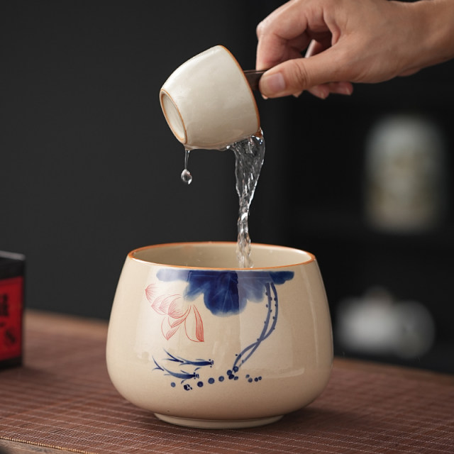 Hydrah, gray tea ceremony accessories tool, home ceramic tea cup tea ...