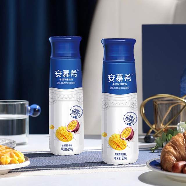 Ilian Muxi high-end all-you-can-drink yogurt mango and passion fruit 230g*10 bottles full box of ...