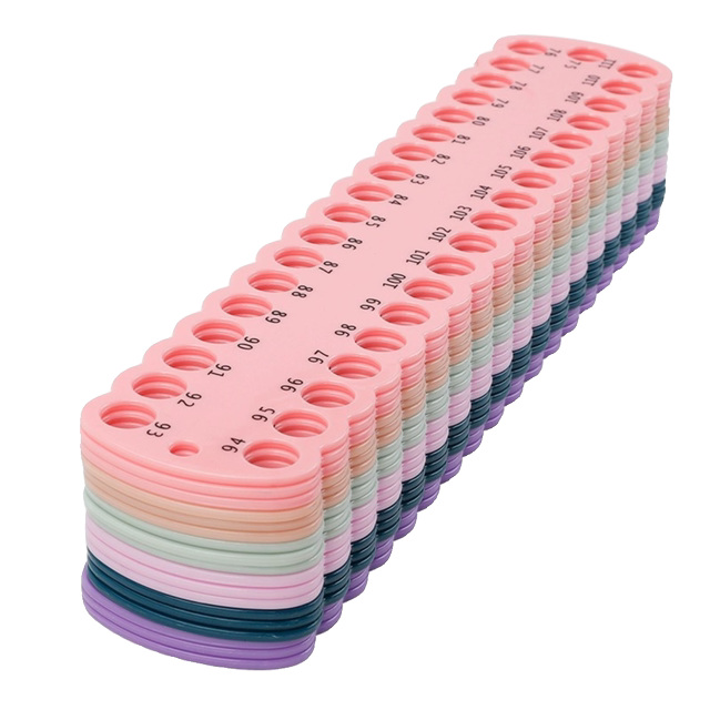 Thickened plastic thread board, cross-stitch winding board, embroidery ...