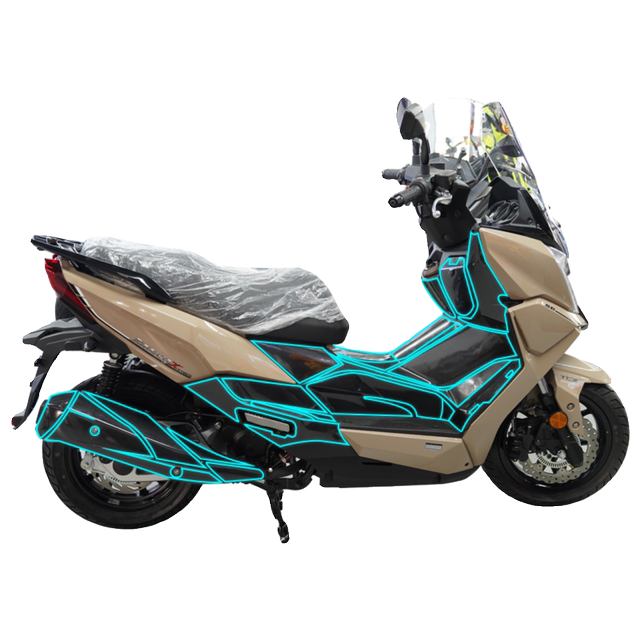 Suitable for Long March version of Gwangyang Racing X RKS 150 carbon ...