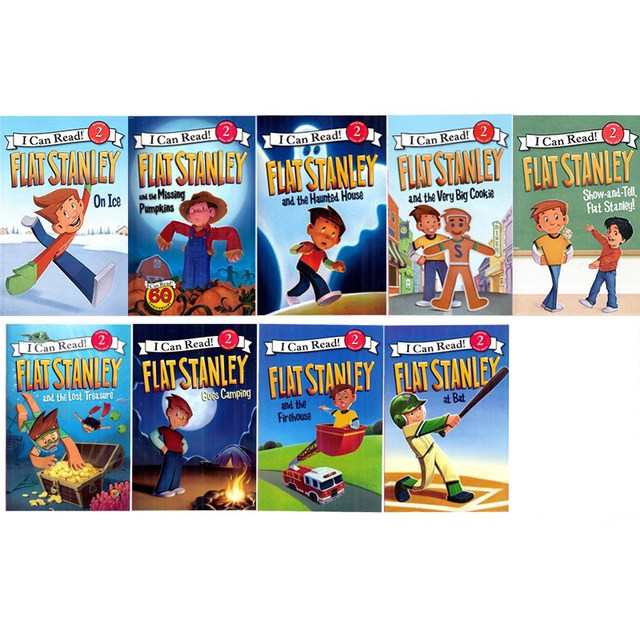 I can read 2 Flat Stanley 9 volumes jointly sold paper man Stanley Flat ...